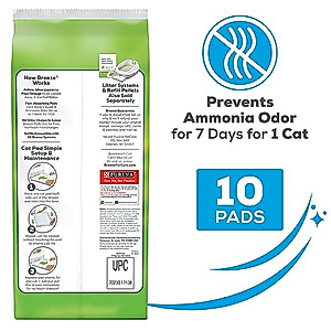 Purina Tidy Cats Breeze Litter System Cat Pad Refills 10ct. Pack Tidy Cats Cat Litter Pads - 10 ct. Pouch