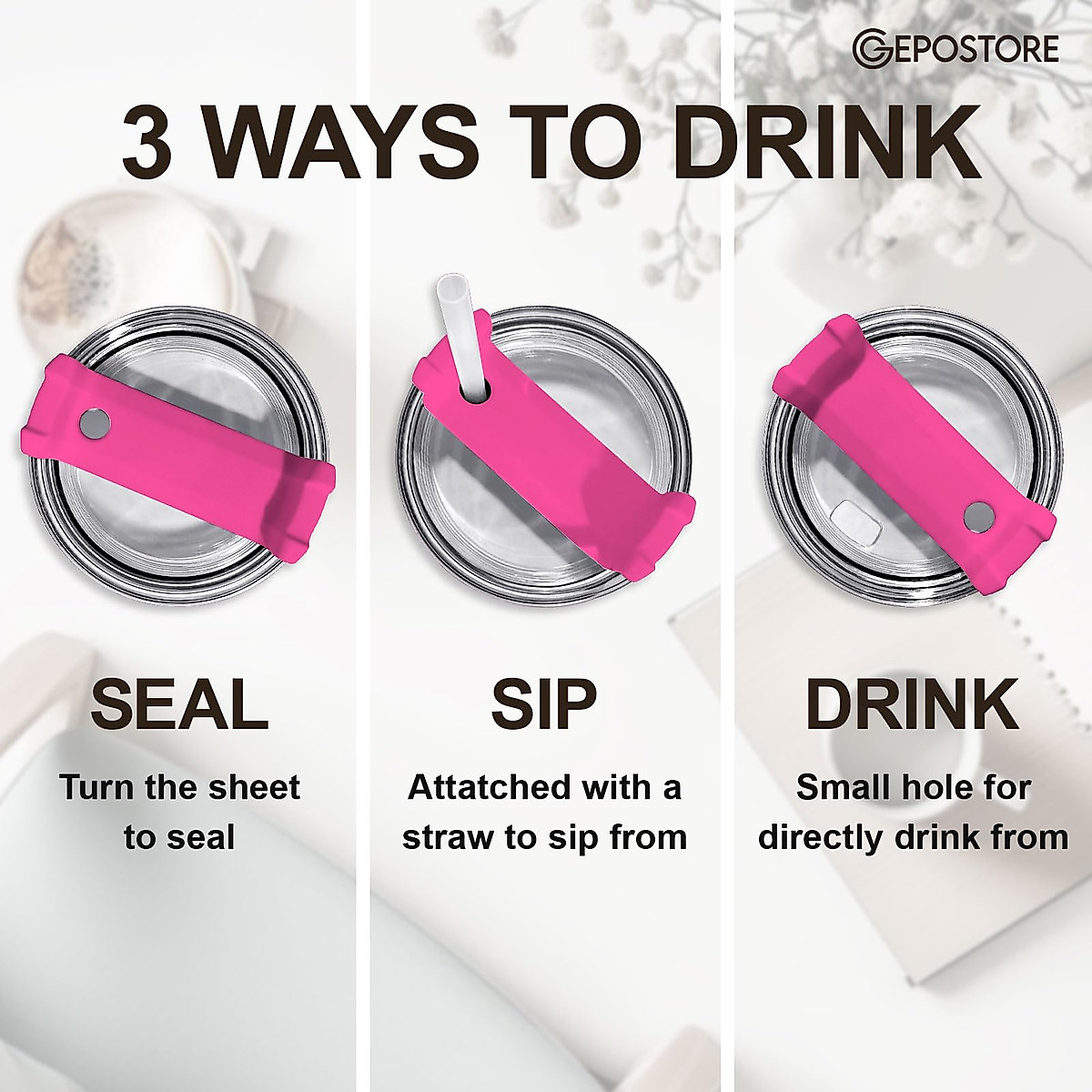 GEPOSTORE Valentines Gifts for Him Her, Horror Character 40 Oz Tumbler with Handle, Scary Cup, Halloween Movie Characters Mug, Gifts for Horror Fans