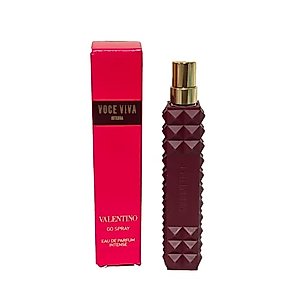 Valentino Voce Viva Intensa Spray Mini Travel Size 10 ml / 0.33 Fl. Oz Eau De Parfum Women Perfume