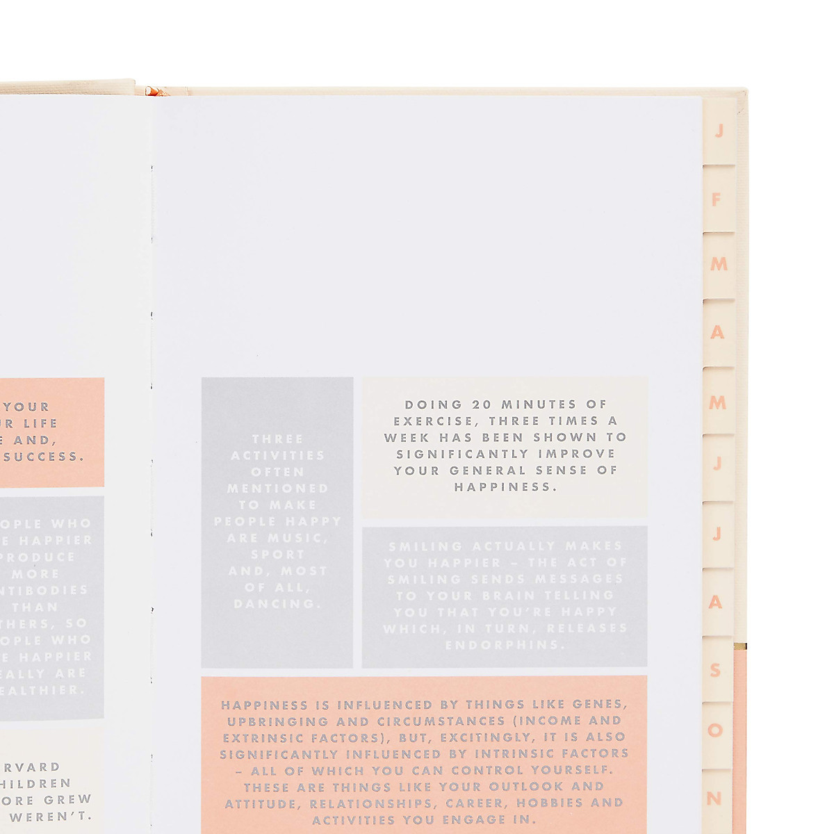 kikki.K HAPPINESS JOURNAL INSPIRATION RANGE BLUSH