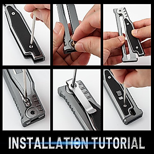 ZHAGOUAN 9In Large Folding Carrot Knife, Tactical Locking Folding Pocket Knife, D2 Steel Blade, T6 Aluminium Inlay G10 Handle, Cool EDC Pocket Knife