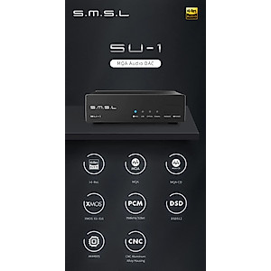 S.M.S.L SU-1 MQA MQA-CD Audio Decoder AK4493S XU316 768kHz/32Bit DSD512 Hi-Res DAC