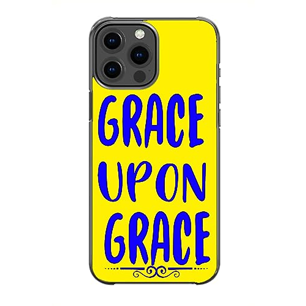 Grace Upon Grace Positive Pattern Art Design Anti-Fall and Shockproof Gift iPhone Case (iPhone 13)