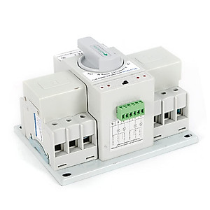 Dual Power Automatic Transfer Switches Self Cast Conversion Switch Generator Changeover Switch 110V (3P 63A)