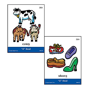 Super Duper Publications | Articulation Z Sound Fun Deck | Vocabulary and Language Development Flash Cards | Educational Learning Materials for Children