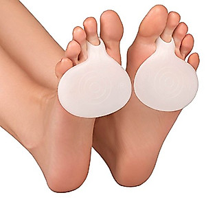 6PCS Silicone Gel Ball of Foot Cushion Arch Support Insoles Metatarsal Foot Pain Relief (6 pcs)