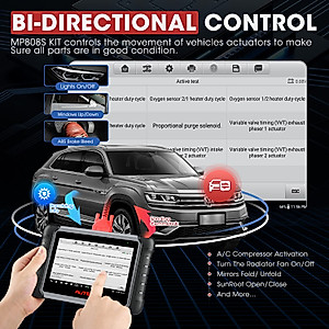 Autel MaxiPRO MP808S PRO Ver. w/All 11 OBD Adapters, 2-Year Update ($700 Valued), 2024 ECU Coding Bidirectional Scanner, Same as MS906BT/ MS906 Pro, Upgrade of DS708 DS808 MP808 30+ Services AutoAuth