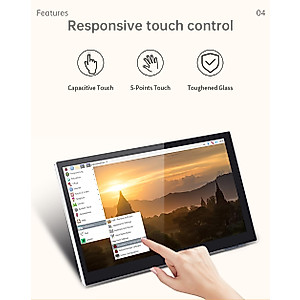 BIGTREETECH Upgrade PI TFT50 V2.1 TFT LCD Display DSI 800x480 for Raspberry Pi 4 3 2 Model B RPi 1 B B+ A A+ 3D Printer Controller (5in Capacitive Touch Screen)