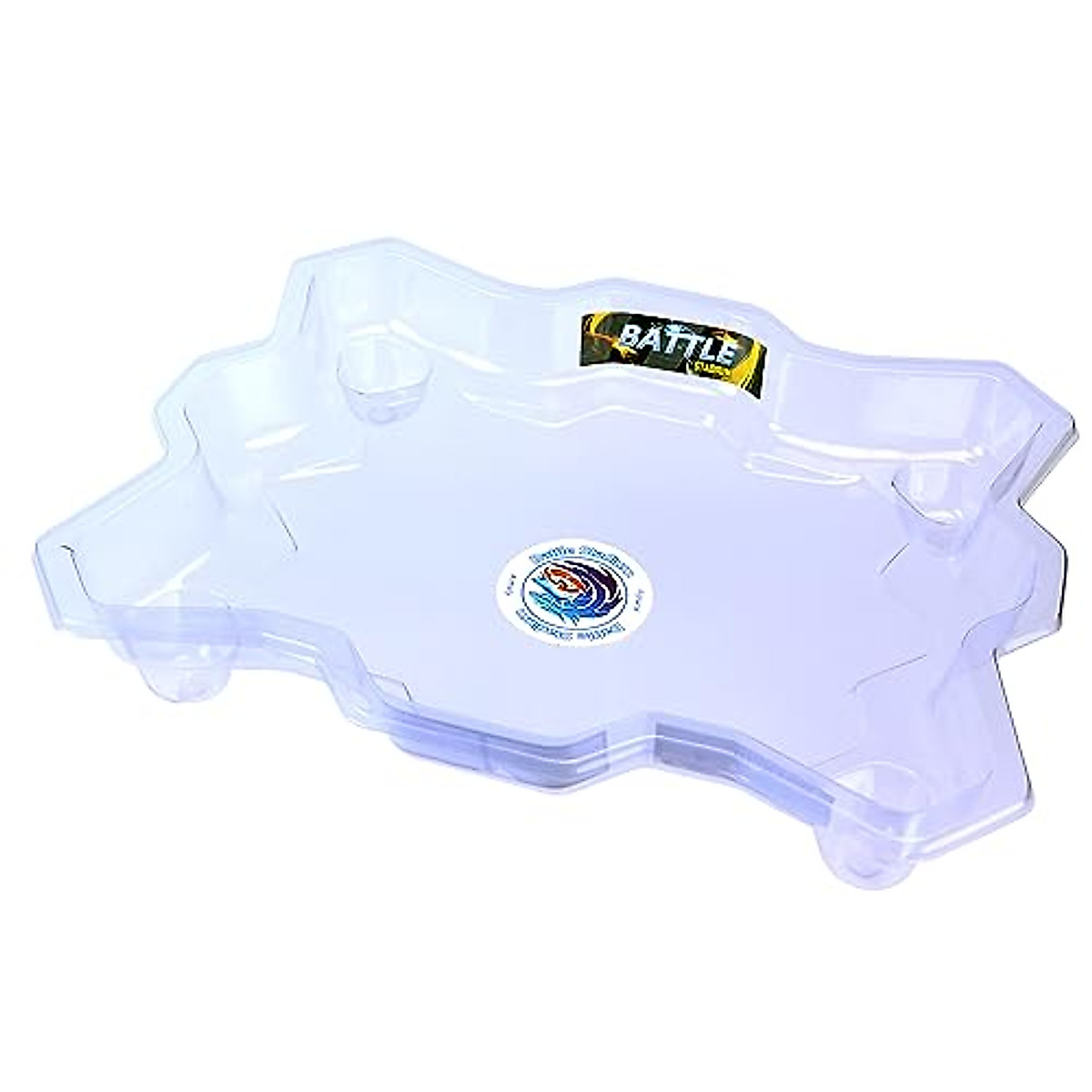 Aimoly Stadium Battle Arena for Beyblade Burst Battling Tops Game (Transparent)