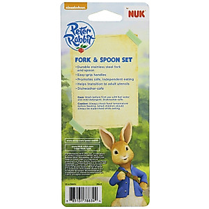 Gerber Graduates Utensil Fork and Spoon Set, Peter Rabbit