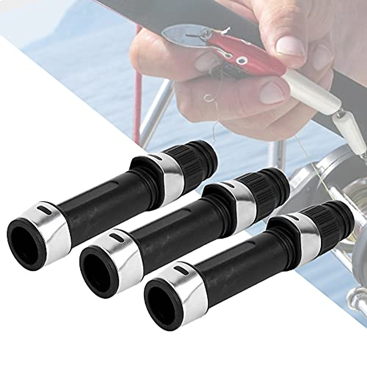 Fishing Reel Seat , 3pcs Reel Seat , spins Fishing Rod Reel Seat , spins Wheel Rod Mount Clip Casting Fish Accessory Tools(20#) , Fishing Rod Reel Seat Fishing Rod Seat Fishing Holder Rod Fishing