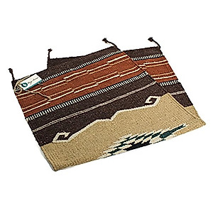 Onyx Arrow Southwest Décor Area Rug, 20 x 40 Inches, Pueblo Pattern Tan/Brown