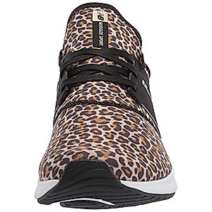 New Balance Women's FuelCore Nergize Sport V1 Sneaker, Leopard/Black, 9