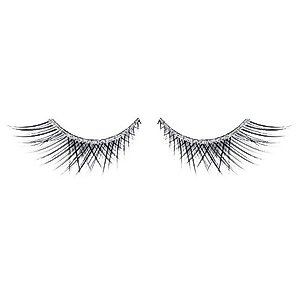 Zinkcolor Silver Glittery Band False Synthetic Eyelashes D101 Dance Halloween