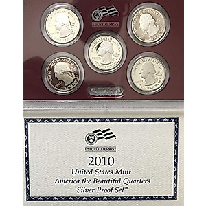 2010 S Silver National Park Quarter Proof set Comes in Original US mint Packaging Proof