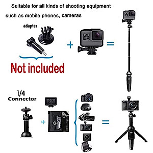 Selfie Stick, 40 inch Extendable Selfie Stick Tripod,Phone Tripod with Wireless Remote Shutter,Group Selfies/Live Streaming/Video Recording Compatible with All Cellphones