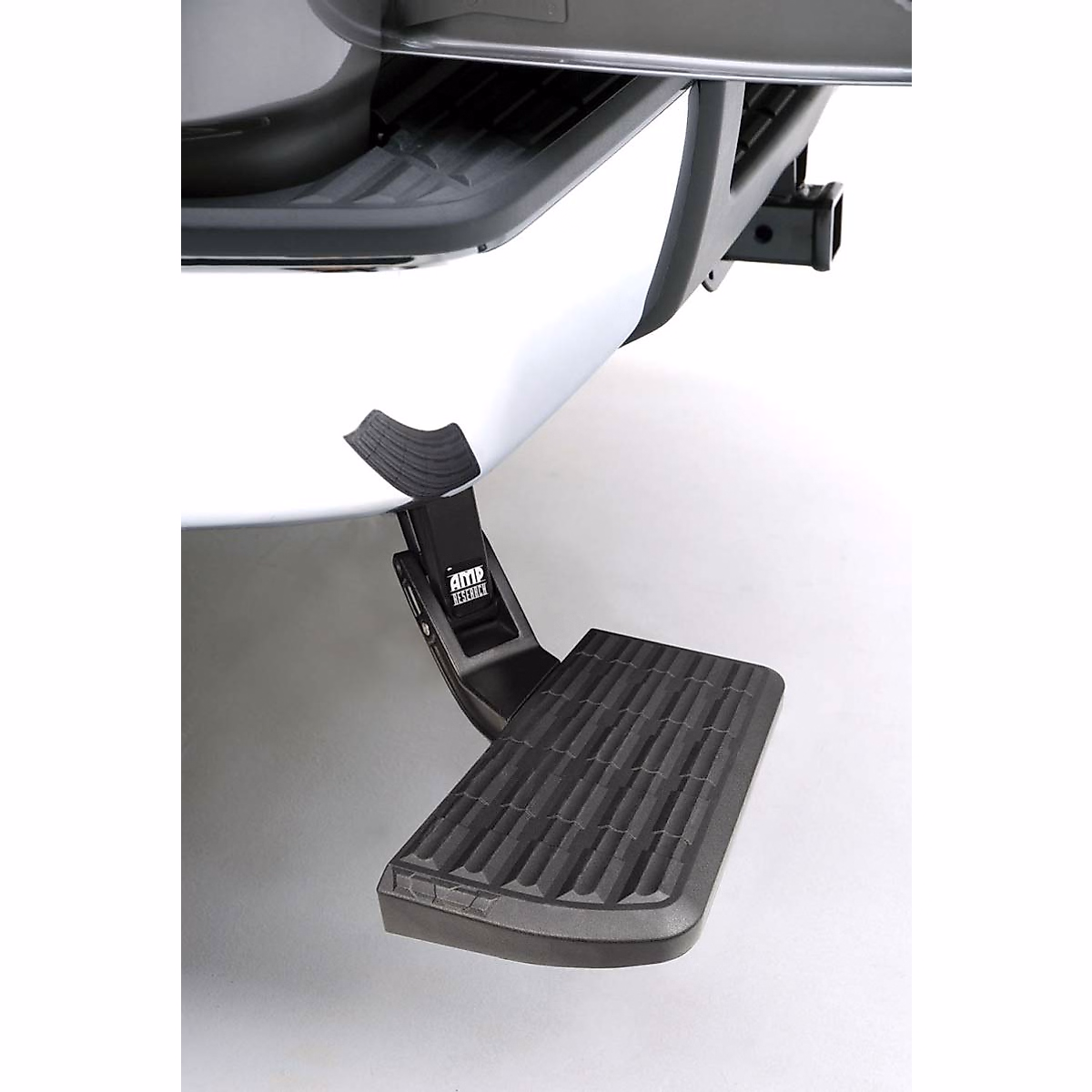 AMP Research 75301-01A BedStep Retractable Bumper Step for 1999-2006 Silverado & Sierra 1500/2500/3500, 2007 Silverado & Sierra Classic Models (Excludes Flareside),Black