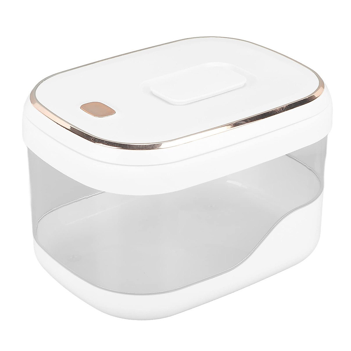 Grain Dispenser, Press Type Rice Bucket Large Capacity Rice Storage Container Dry Food Dispenser with Measuring Cup, Rice Holder Bin Rice Canister for Rice Cereal Flour Snacks (10KG)