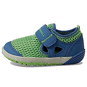Merrell Unisex-Child Bare Steps H20 Water Shoe, Dark Blue/Green, 4 M US Unisex Little Kid