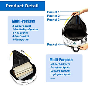 Personalized School Backpack,Transportation Choo Choo Train Cartoon Custom Casual 17 Inch Durable Bag for Girls Boys