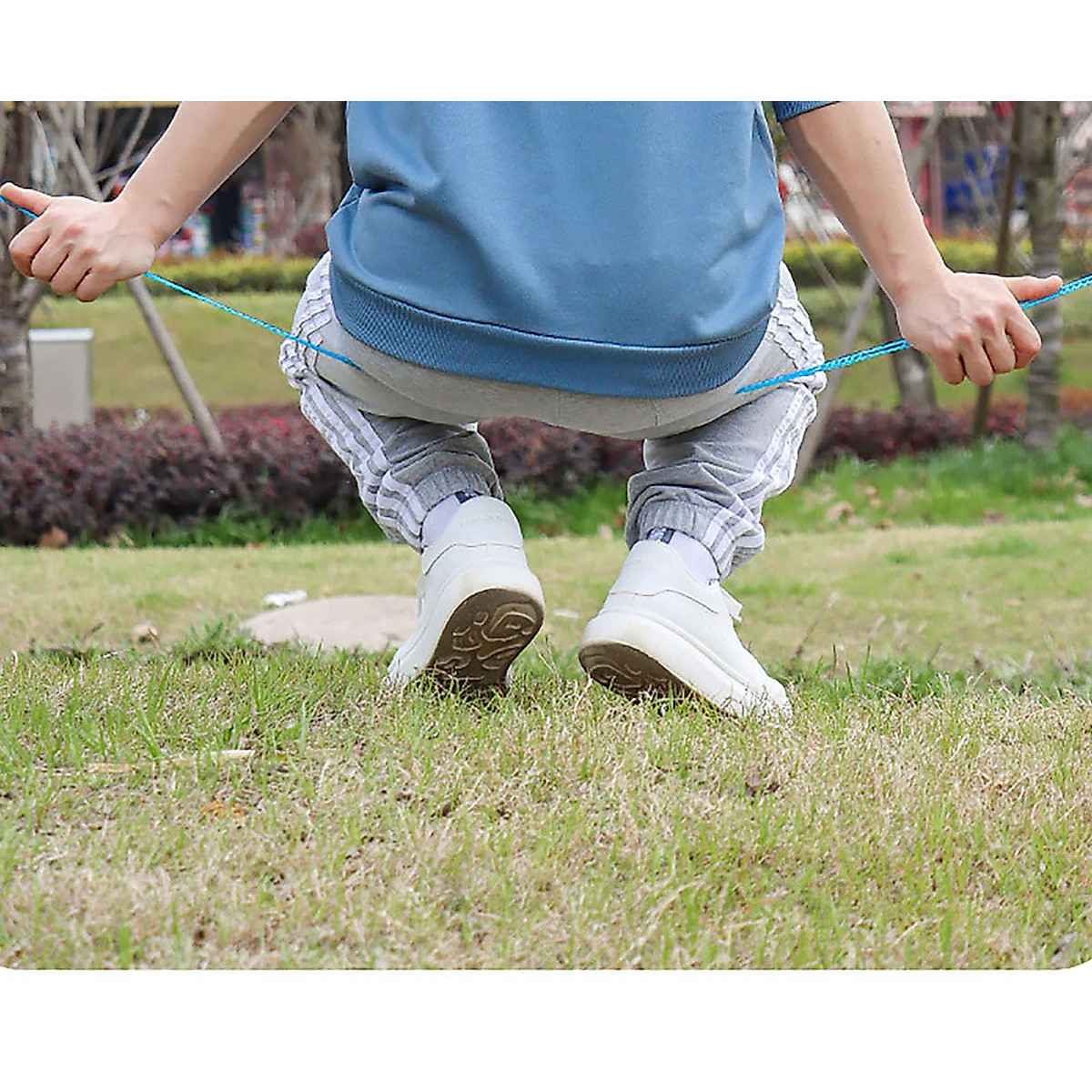 Gouccpu Nylon 2 Pack 13.5ft/8m Clothesline, Portable Windproof Non-Slip Laundry Drying Hanger Rope, Travel Clothes Line with Adjustable Length for Home Hotel Camping Outdoor Indoor Use