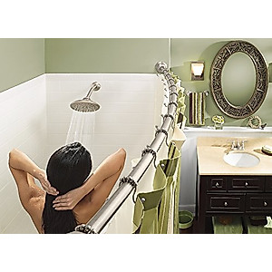 Moen SR2201BN Shower Curtain Rings (Pack of 12), Brushed Nickel