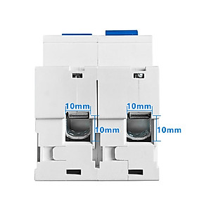 1PCS 12v-125v DC Circuit Breaker 2P Power Switch Protection Switch 80A100A125A150A200A250A Battery Protector asynchronous Switch (Size : KL4-3b, Color : 150A)