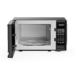 BLACK+DECKER 0.7 Cu. Ft. 700 Watts Countertop Compact Microwave Oven with LED Lighting, Child Lock