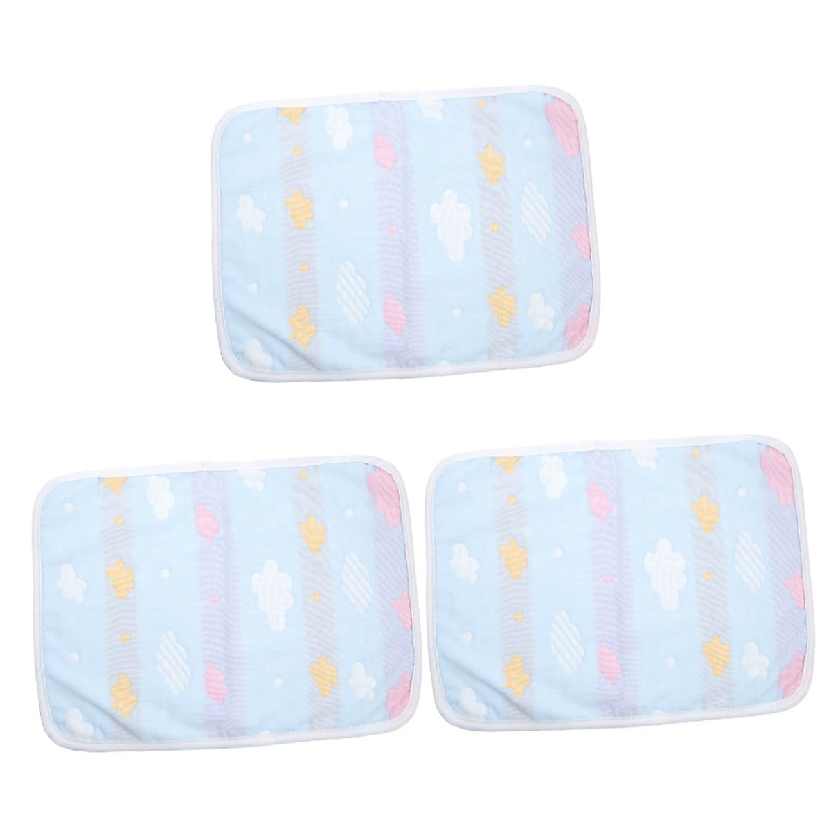 EXCEART 3pcs Gauze Pad Potty Training Pad Reusable Pee Pads Incontinence Bed Pads Mattress Protective Pad Waterproof Bed Pad Baby Changing Pad Elder Fiber Absorb Water Protector