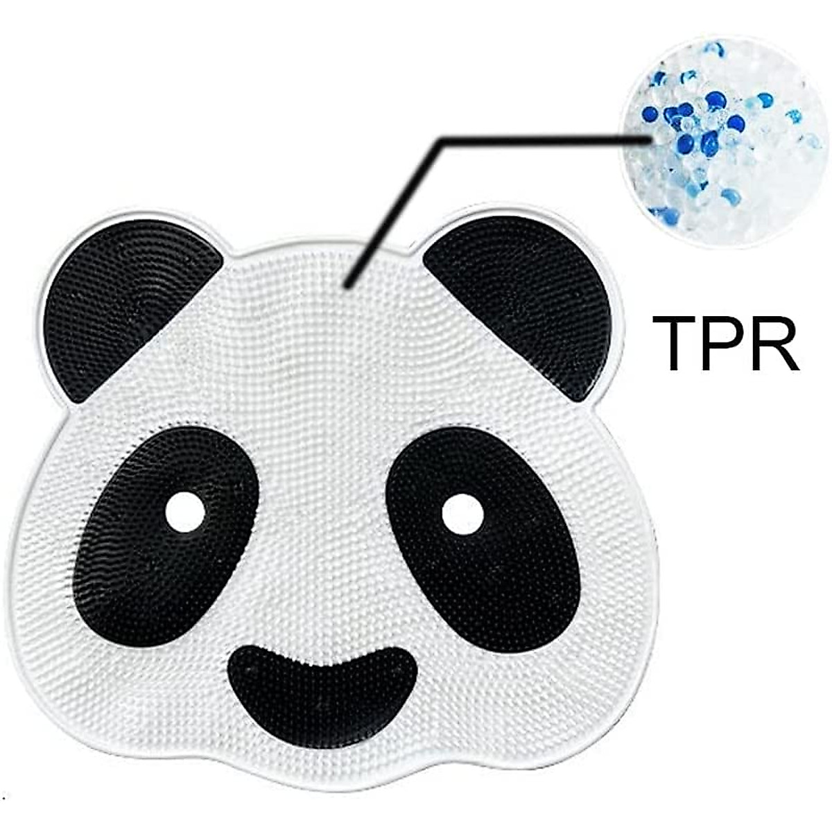 Panda Cleansing Anti-Itch Bath Mat, 2023 New Panda Clean Bath Mat, Silicone Bath Massage Cushion with Suction Cup (1pc)