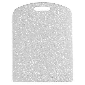 Dexas Decorator House SuperBoard Cutting Board with Rounded Corners, 12 by 16 inches, Granite