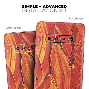 DesignSkinz Liquid Abstract Paint Remix V75 Protective Vinyl Decal Wrap Skin Cover Compatible with The Samsung Galaxy S20 (Screen Trim & Back Glass Skin)