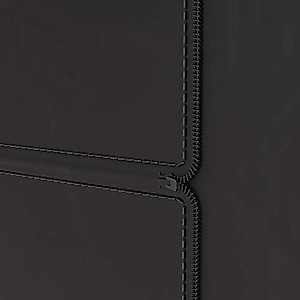 Newsoul 3 Seater Swing Cover Waterproof Windproof Anti-UV Heavy Duty Fabric Hammock Glider Cover with Side Pocket for Outdoor Garden