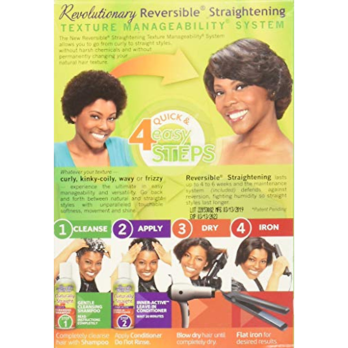 Beautiful Textures Naturally Straight Texturizer Kit, 25.6 Oz (700000)