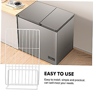 MOLUCKFU 2pcs Deep Freezer Dividers for Chest Freezer Wire Separator Mesh Shelf Organizer Storage Separators