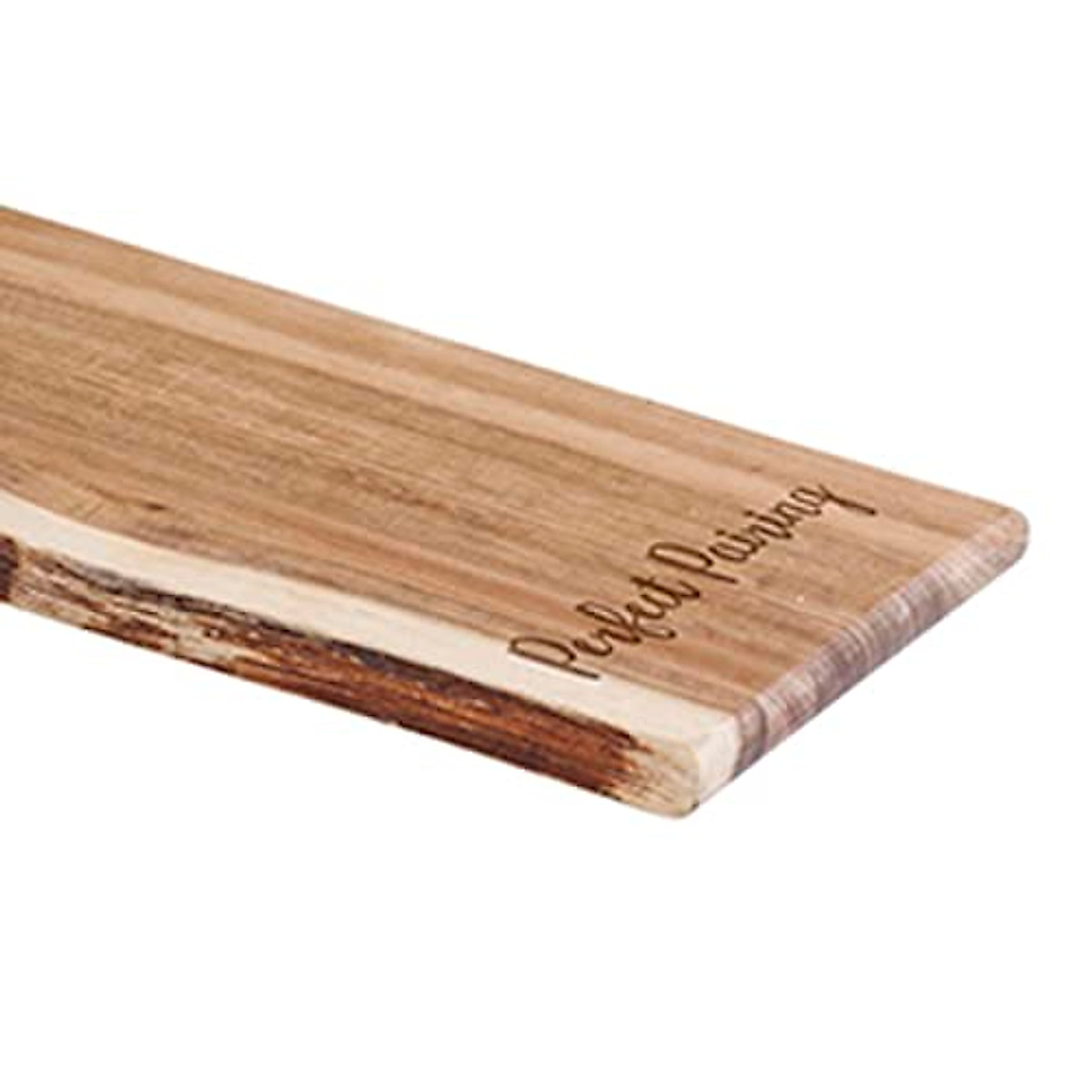 PICNIC TIME Disney Mickey Mouse & Minnie Mouse Artisan 24" Acacia Charcuterie Board with Raw Wood Edge, Cheese Board, Serving Platter, (Acacia Wood)