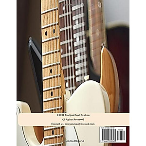 Guitar Tab Sheet Music Book: With Chord Diagrams 130 - 8.5" x 11" pages