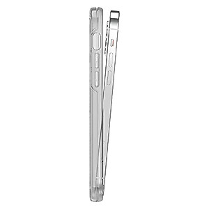 OtterBox iPhone 12 and 12 Pro Symmetry Series Case - Single Unit Ships in Polybag, Ideal for Business Customers - CLEAR, ultra-sleek, wireless charging compatible, raised edges protect camera & screen