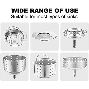 Kitchen Sink Strainer Mesh Bag- 200 PCS Disposable Sink Net Strainer Filter Bags for Sink Drain for Collecting Kitchen Food Waste Leftover Garbage