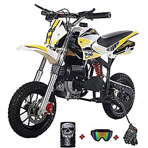 X-PRO Cyclone 40cc Kids Dirt Bike Mini Pit Bike Dirt Bikes Motorcycle Gas Power Bike Off Road(Black)