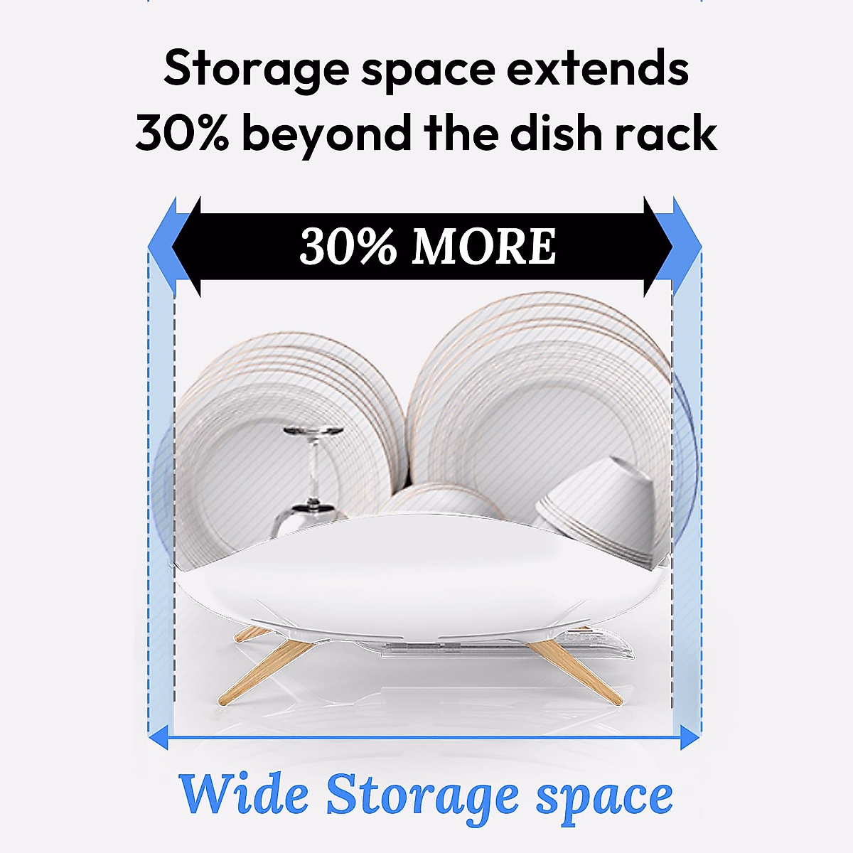 carrotez Dish Drying Rack, Dish Rack, Dish Drainer, Dish Rack and drainboard Set, Dish Drying Rack with drainboard and Swivel Spout, Kitchen Countertop, Easy Installation, Durable, Rustproof, White