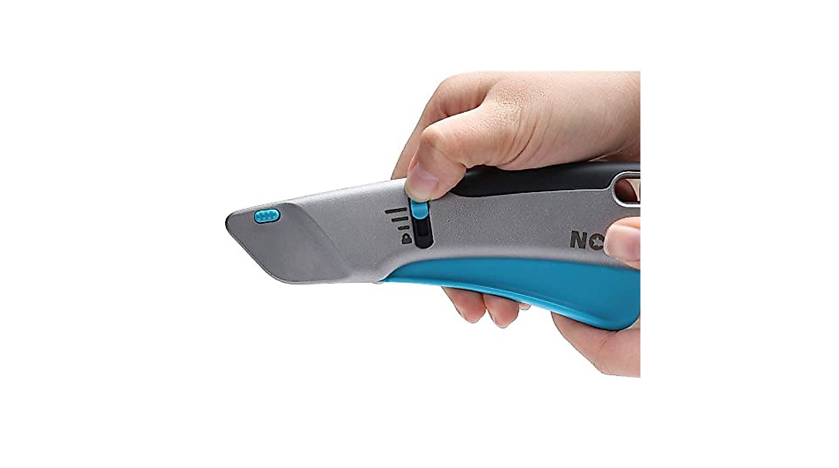 Nova Squeeze Trigger Utility Knife - Safe & Ergonomic Cutter