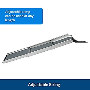 PetSafe Happy Ride Compact Telescoping Dog Ramp for Cars, Trucks, & SUVs - Extends 28 to 70 Inches, Portable Pet Ramp for Large Dogs, Non-Slip - Weighs Only 14 lb, Supports up to 300 lb