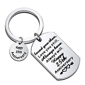 TGBJE Wedding Gift Valentine's Day Gifts 1st,5th,10th,25th,Anniversary Wife Gift Husband Gift (25th Anniversary)