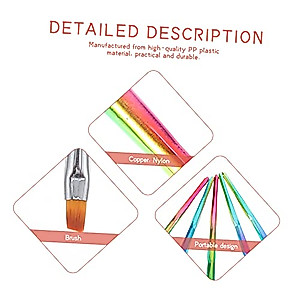 Polish Nail Brush 12Pcs nail art brush de uñas acrilicas nail brush acrylic manicure supplies Nail Painting Brushes nail painting brush pen cuticle nail cleaning brush Nail Pen