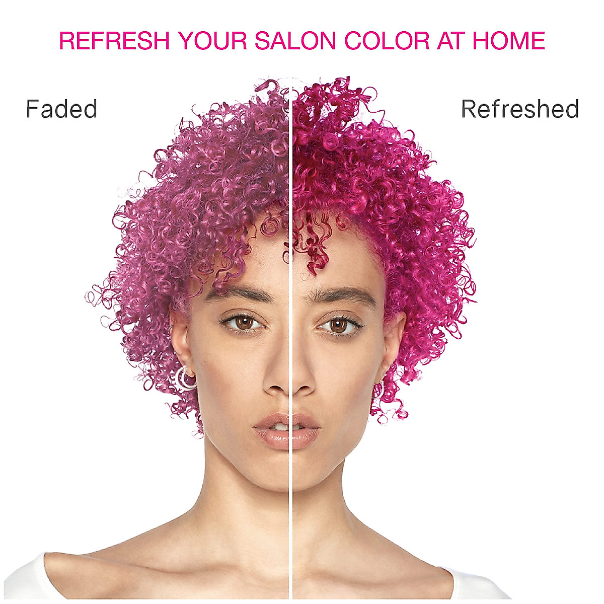 Celeb Luxury Viral Colorwash, Professional Semi-Permanent Hair Color Depositing Shampoo, Hot Pink 8.25 Fl Oz (Pack of 1)