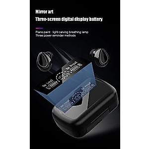 Wireless Earbuds, Bluetooth 5.2 Earbuds 140H Playtime Bluetooth Headphones HD Stereo Noise Cancelling Wireless Earphones in Ear with Mic, USB-C Charging Case, IP7 Waterproof Headset for Sports