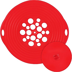 Boil Over Spill Stopper - Over Spill - Spill Stopper Lid Cover - Boil Over Disk - Spill Stopper Lid Cover Silicone Boil Over Safeguard Pot - No Spill Lids - Milk Spill Stopper - Pot Boiling Over