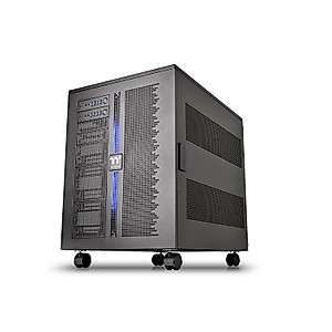 Thermaltake Core W200 Dual System Computer Case and Commander FP 10 Port PWM Fan Hub Bundle