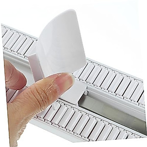 LABRIMP Drink Pusher Can Fridge White Refrigerator Bottle Organizer Drink Pusher Organizer Cabinet Storage Shelves Refrigerator Bottle Organizer Plastic Drink Puller Plastic Drink Pusher